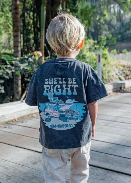 SHE'LL BE RIGHT MINI TEE | OLAS SUPPLY CO.